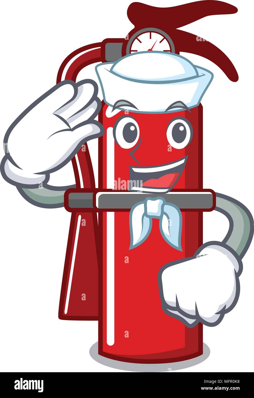 Sailor fire extinguisher character cartoon Stock Vector Image & Art - Alamy