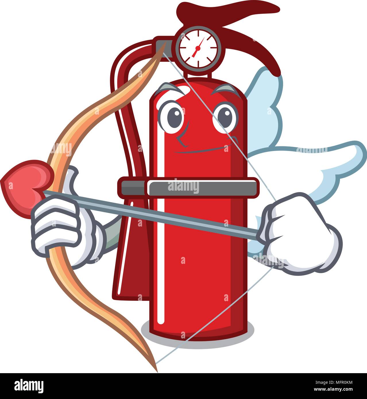 Cupid burning Stock Vector Images - Alamy