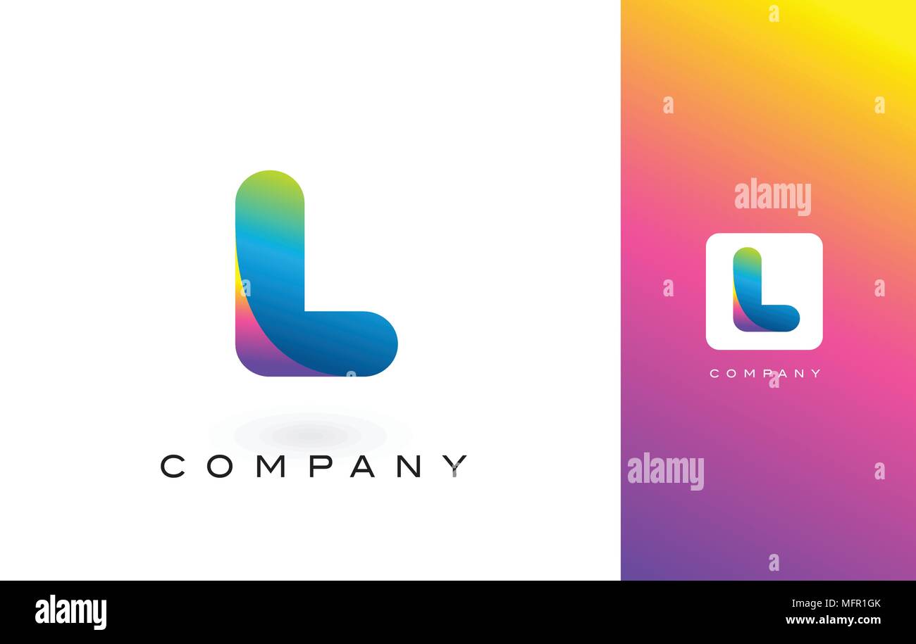 Letter l logo hi-res stock photography and images - Alamy