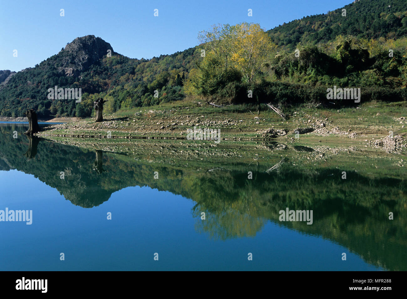 The lake of Tolla, Corsica Island, France Stock Photo - Alamy
