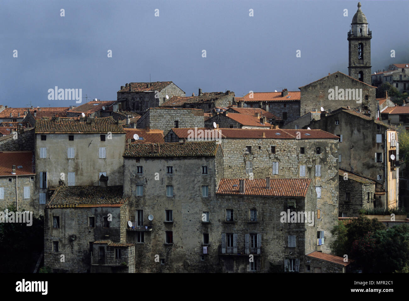 Detail of the village SartÃ¨ne, France Stock Photo - Alamy