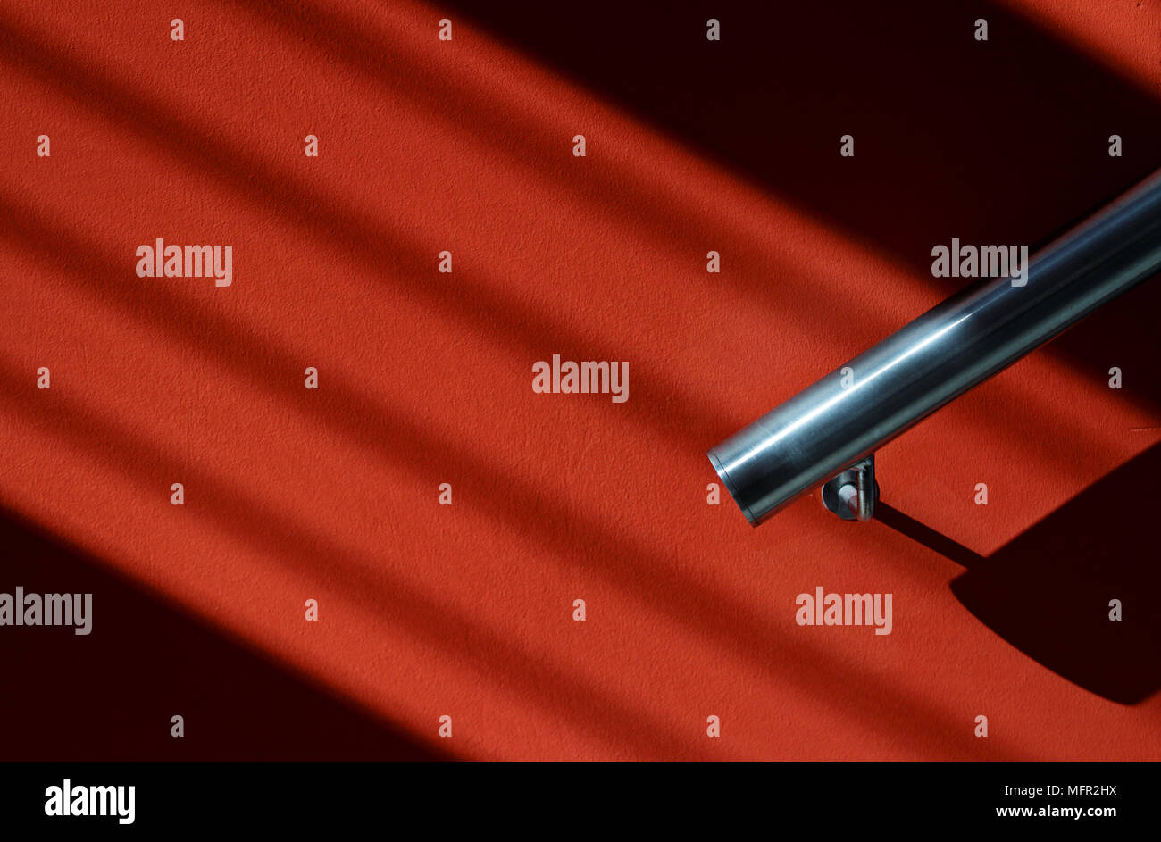Red handrail hi-res stock photography and images - Alamy