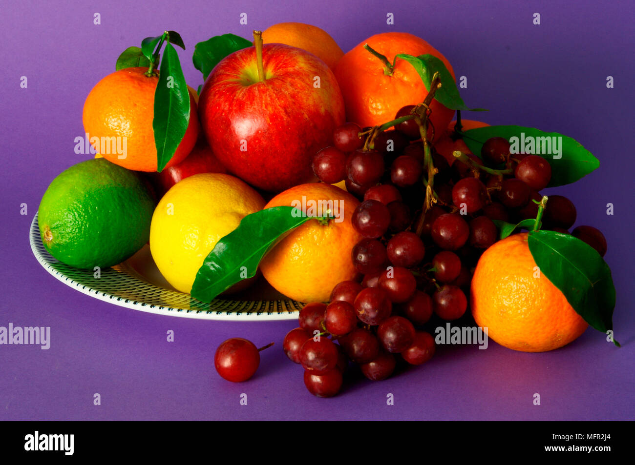 Bright colourful fruits make an attractive display Stock Photo - Alamy