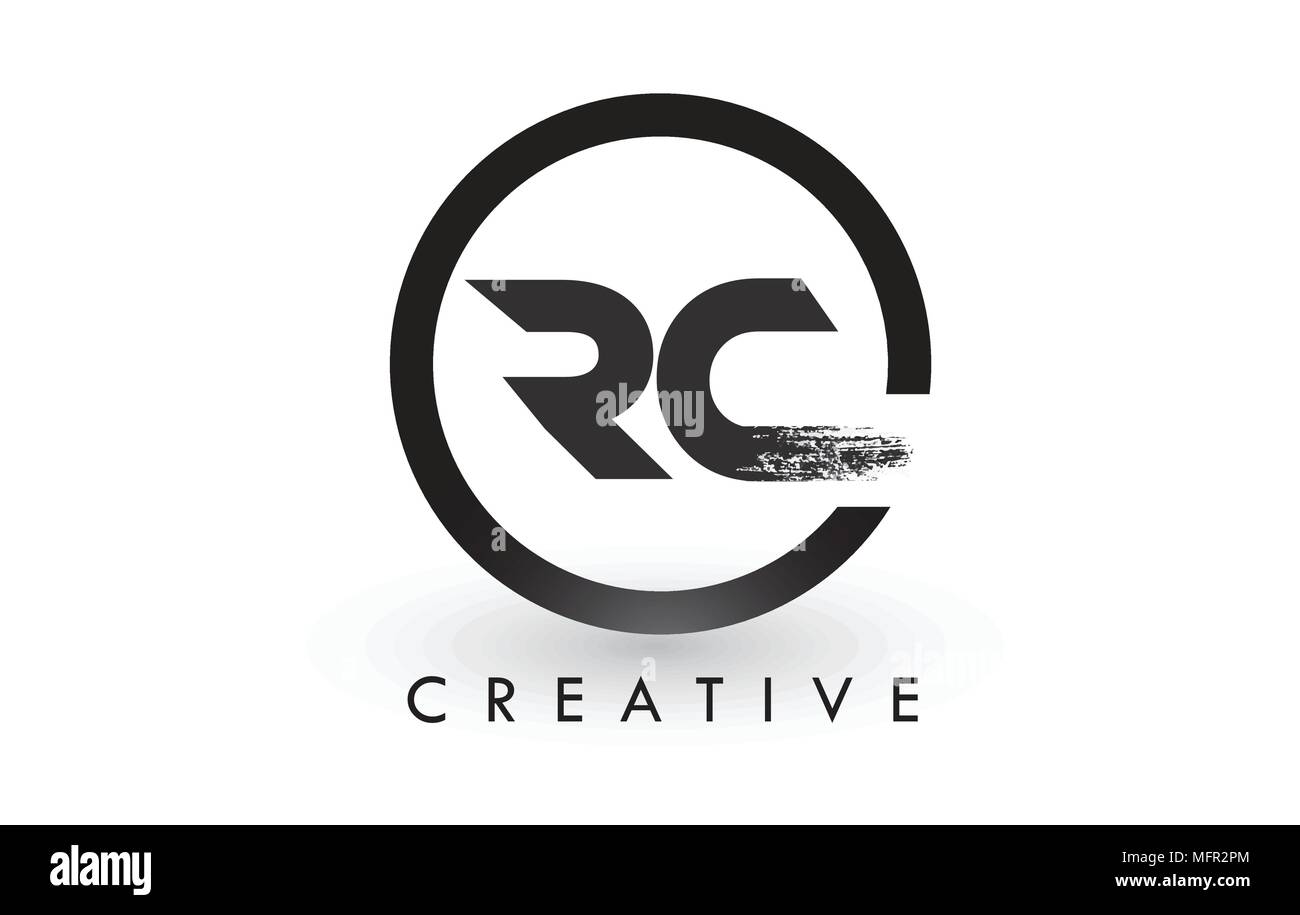 Rc logo design Stock Vector Images - Alamy