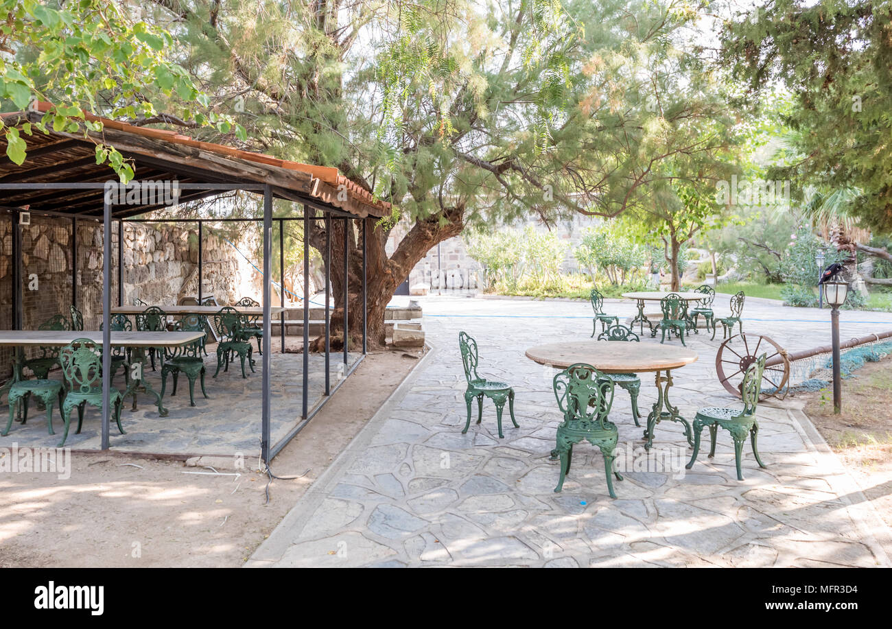 Interior View of ancient old Castle of St. Peter or Bodrum Castle in ...
