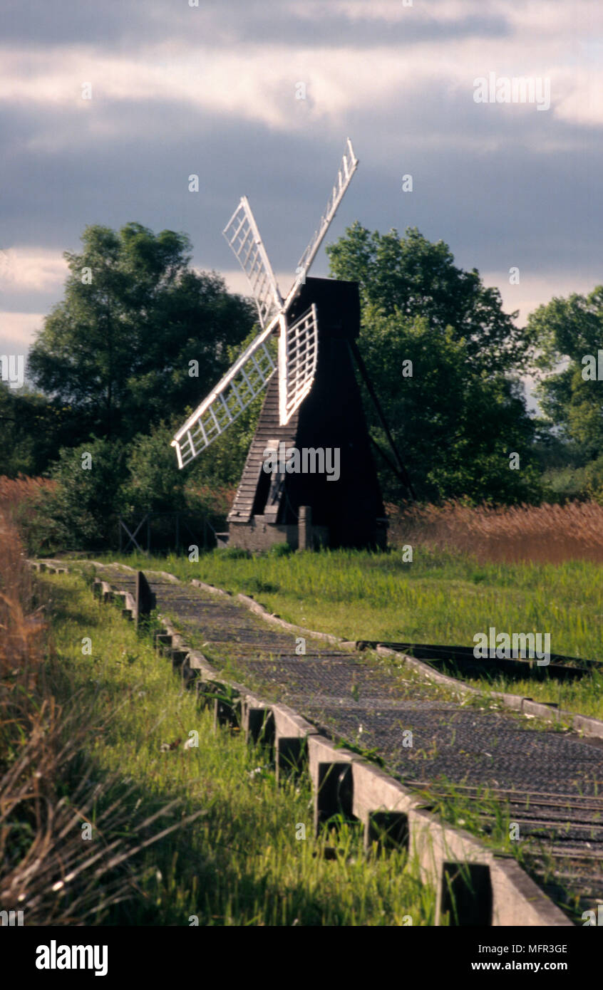 Wooden windpump hi-res stock photography and images - Alamy
