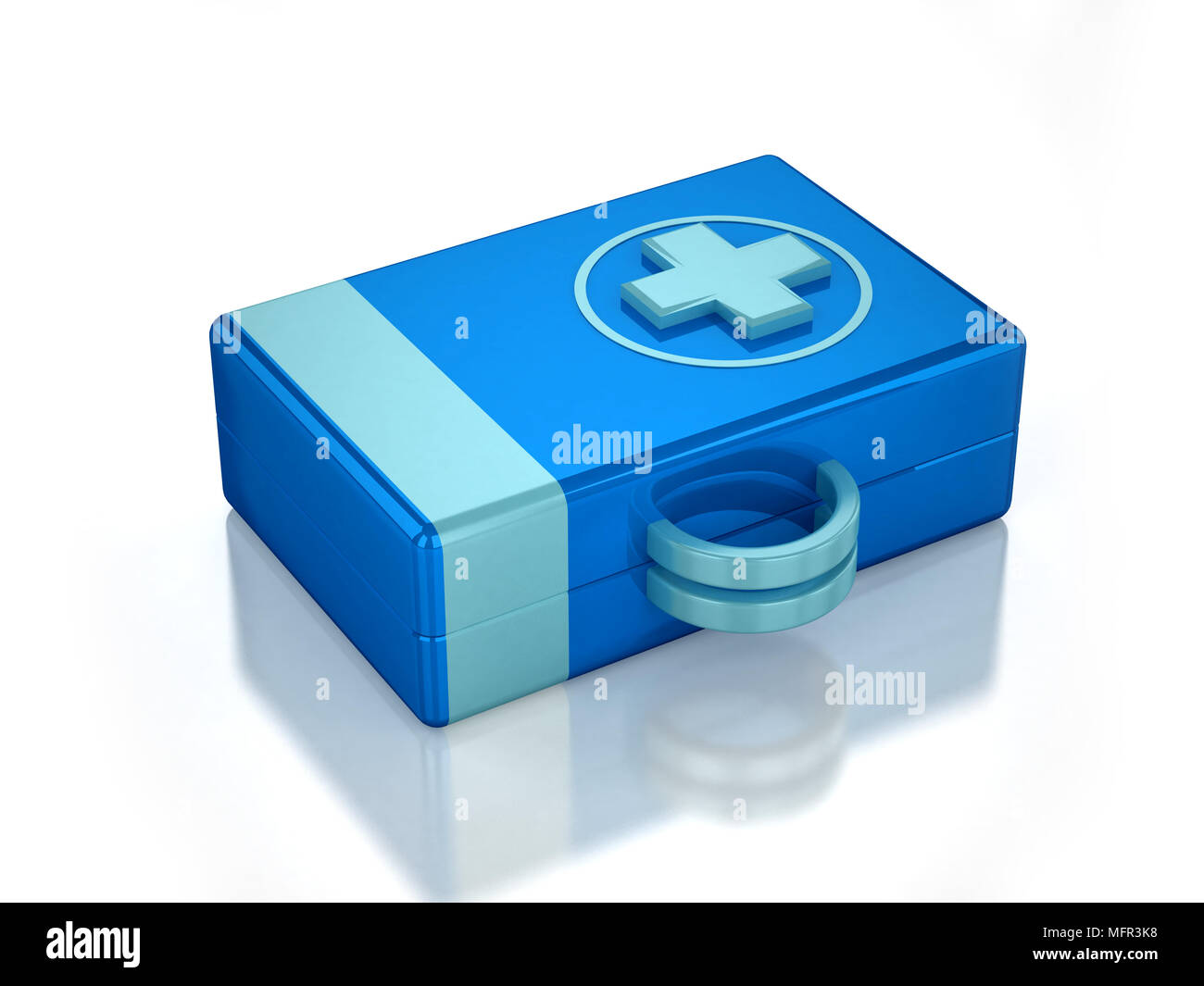 3D first aid kit Stock Photo - Alamy