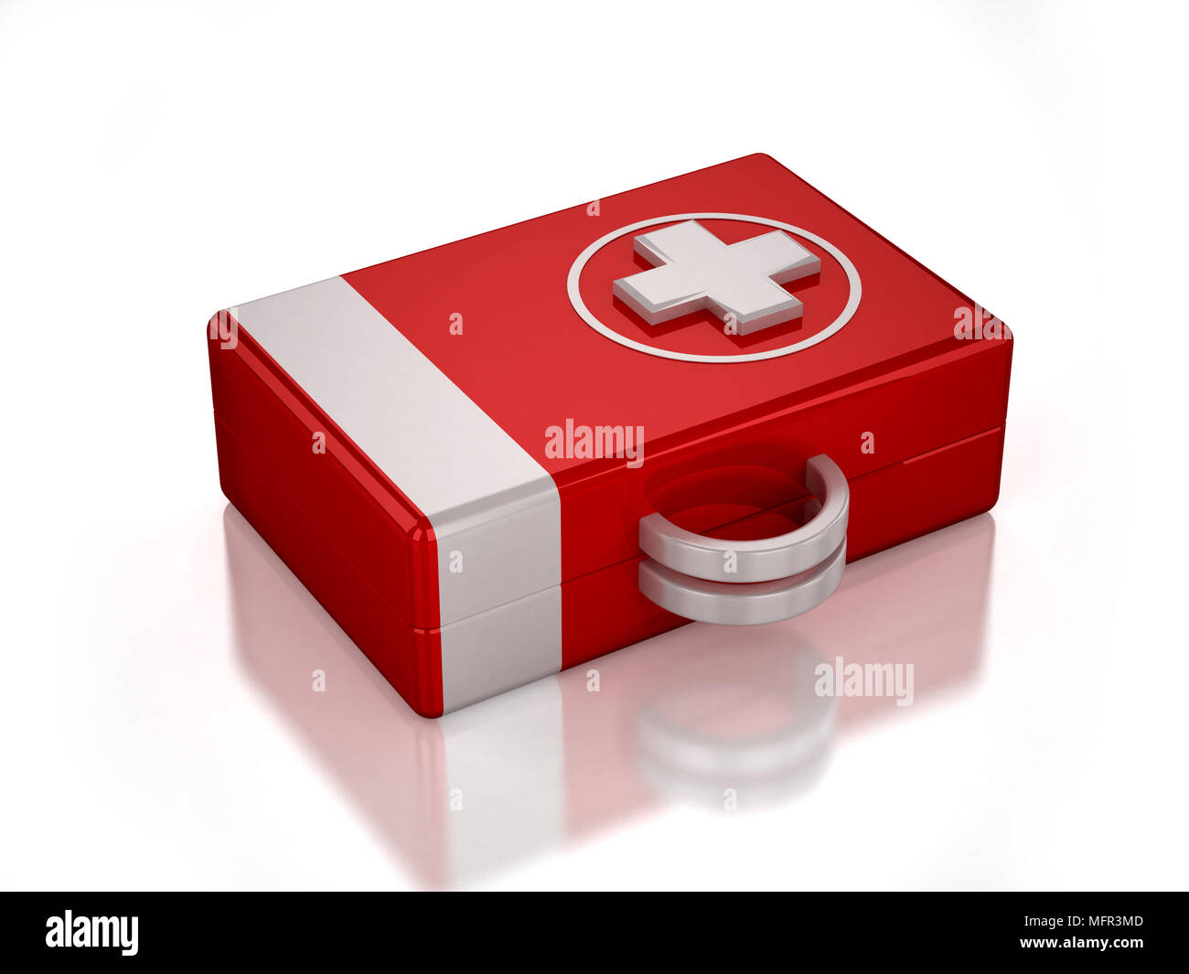 3D first aid kit Stock Photo - Alamy