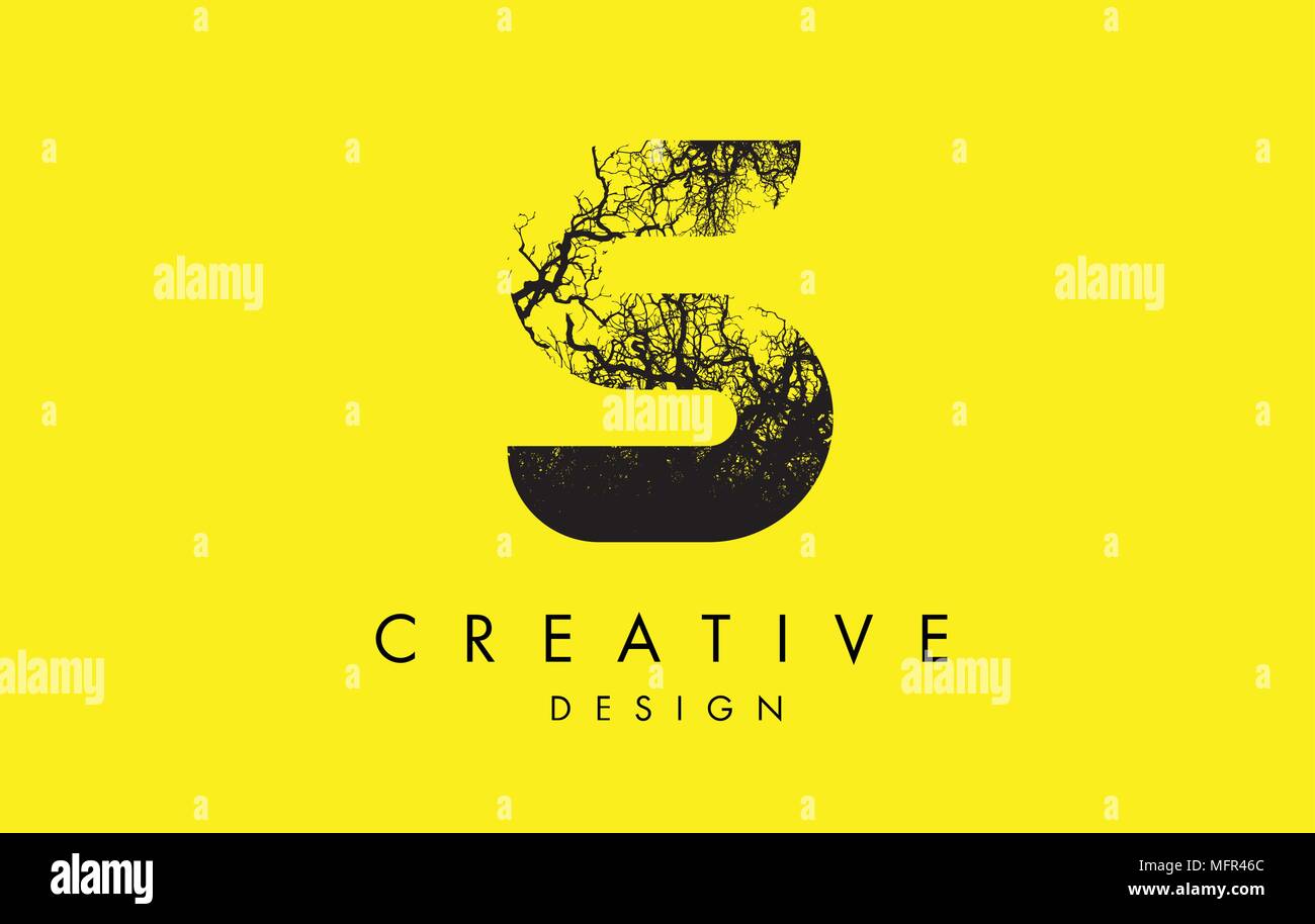 The letter s made of branches hi-res stock photography and images - Alamy