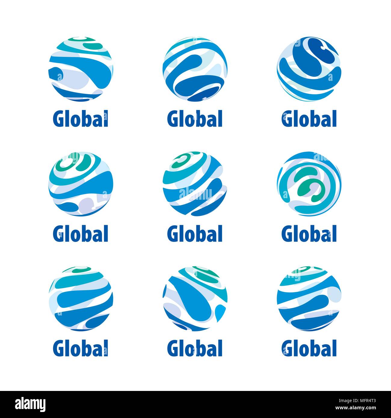 vector logo globe Stock Vector Image & Art - Alamy
