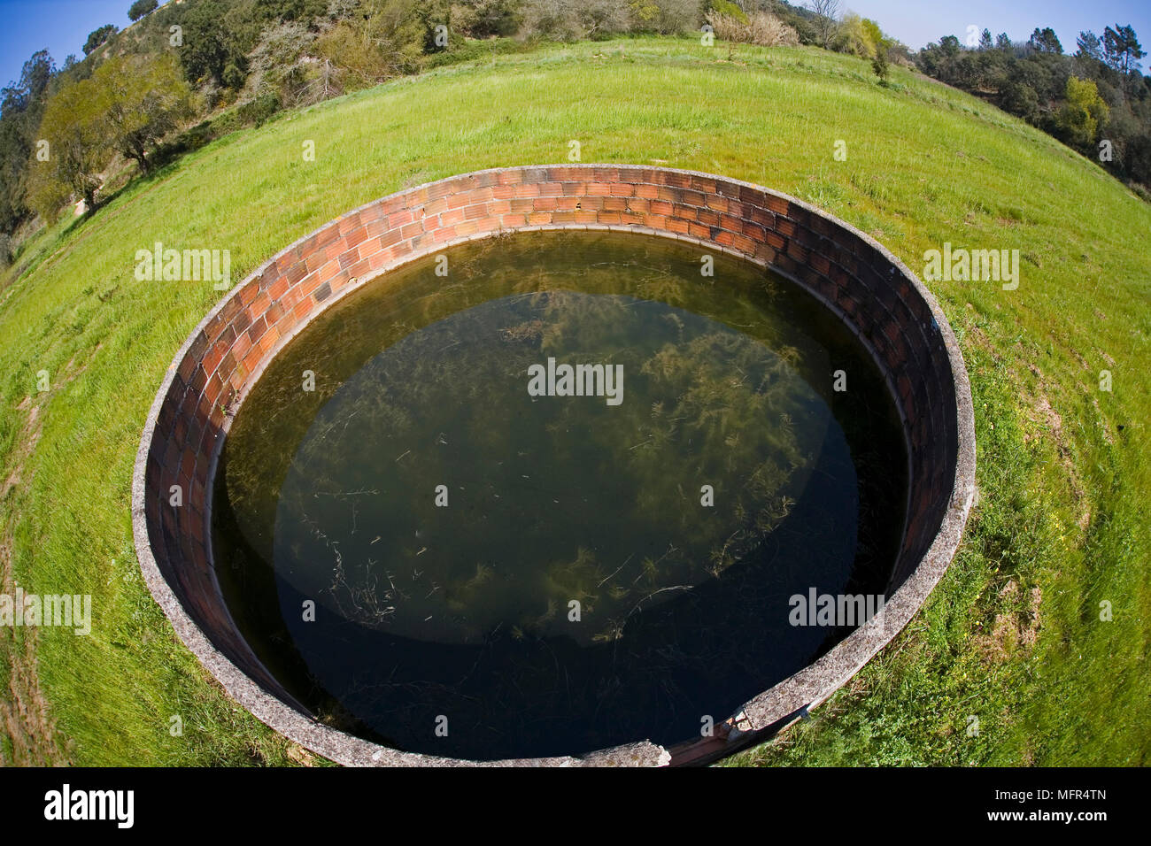 Large well. Portugal Stock Photo - Alamy