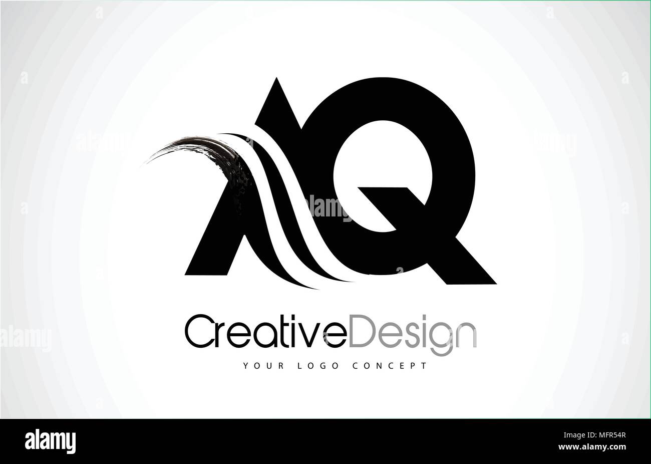 Aq logo design hi-res stock photography and images - Alamy