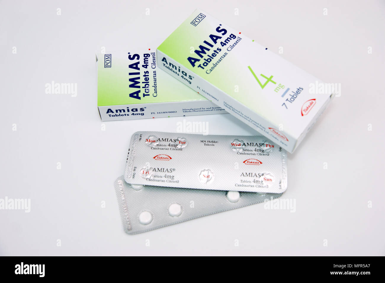 Amias tablets (candesartan cilexetil) for high blood pressure Stock ...