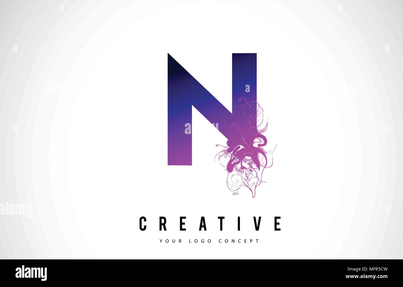Purple letter n hi-res stock photography and images - Alamy