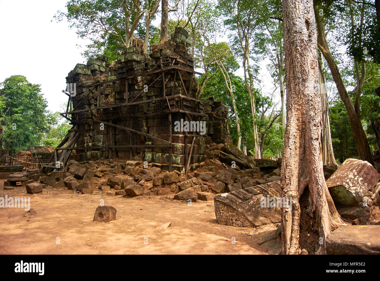 Koh Ker is situated between the southern slopes of the Dangrek ...