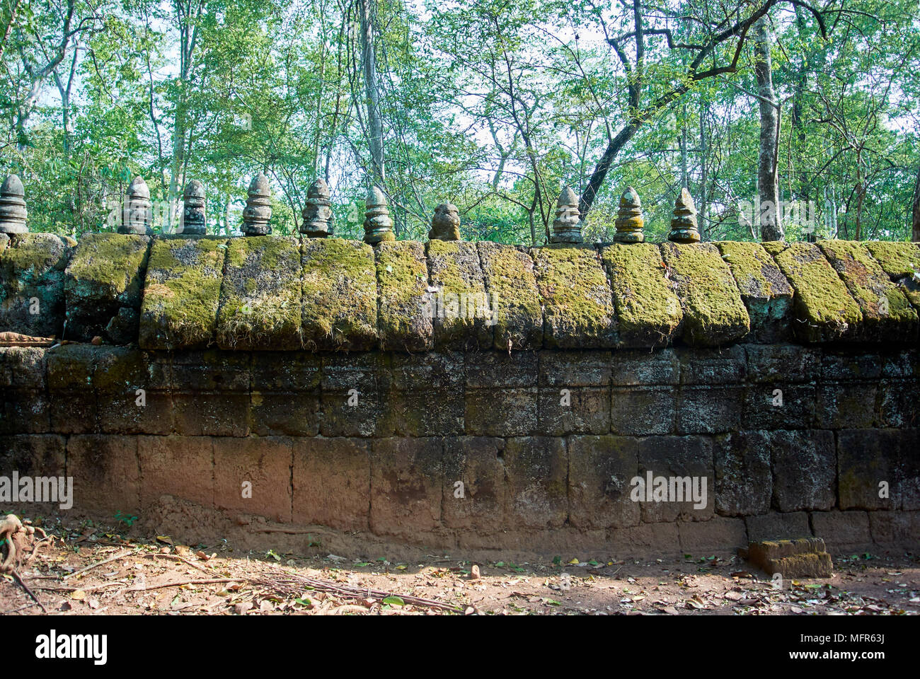 most south sanctuary Prasat Pram on the west side It has five towers or ...