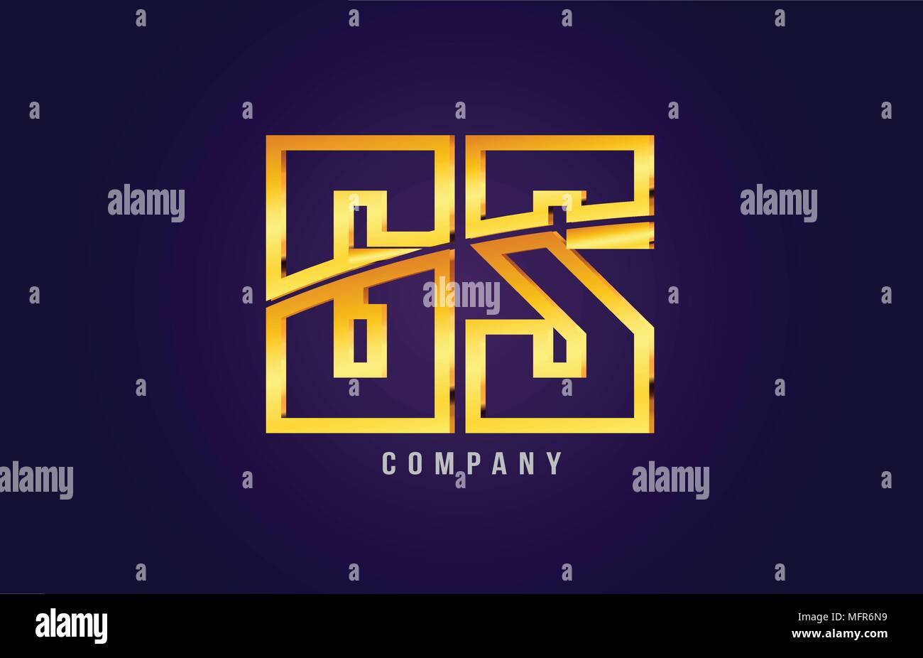 Gs logo design hi-res stock photography and images - Alamy