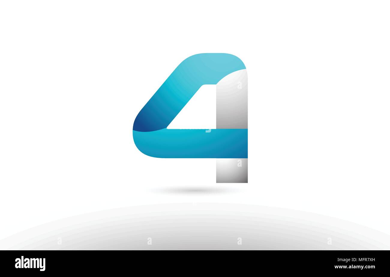 3d number 4 Stock Vector Images - Alamy