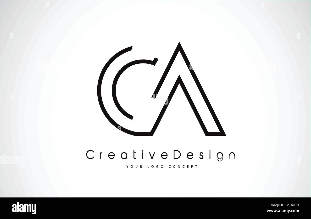 Ca logo design hi-res stock photography and images - Alamy