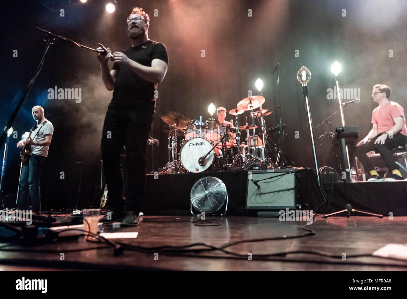 British Indie rock band Gomez playing their award-winning album Bring ...