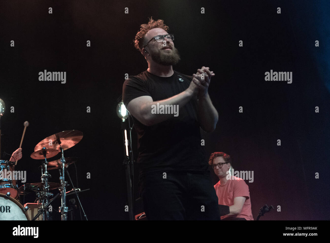 British Indie rock band Gomez playing their award-winning album Bring ...