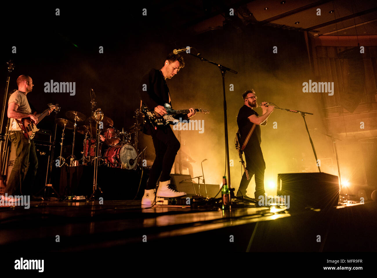 British Indie rock band Gomez playing their award-winning album Bring ...