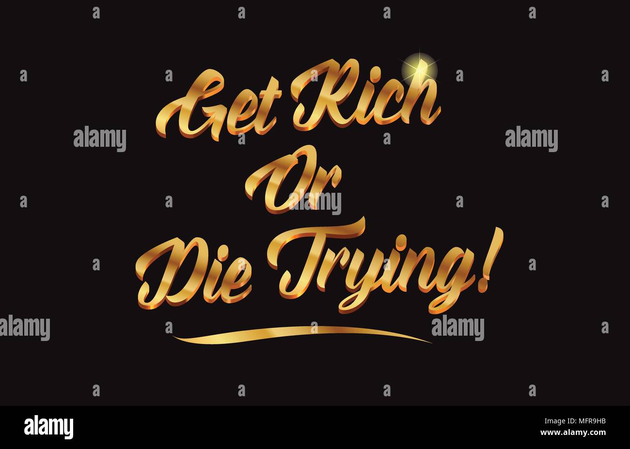 Die trying Stock Vector Images - Alamy