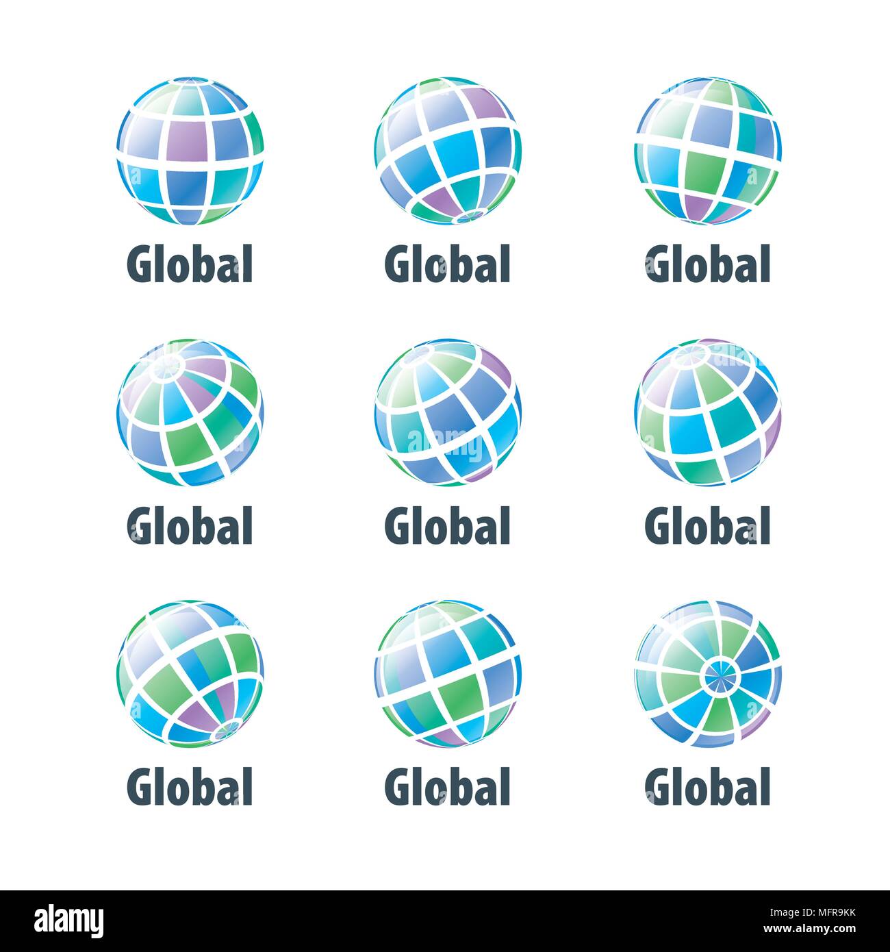 vector logo globe Stock Vector Image & Art - Alamy