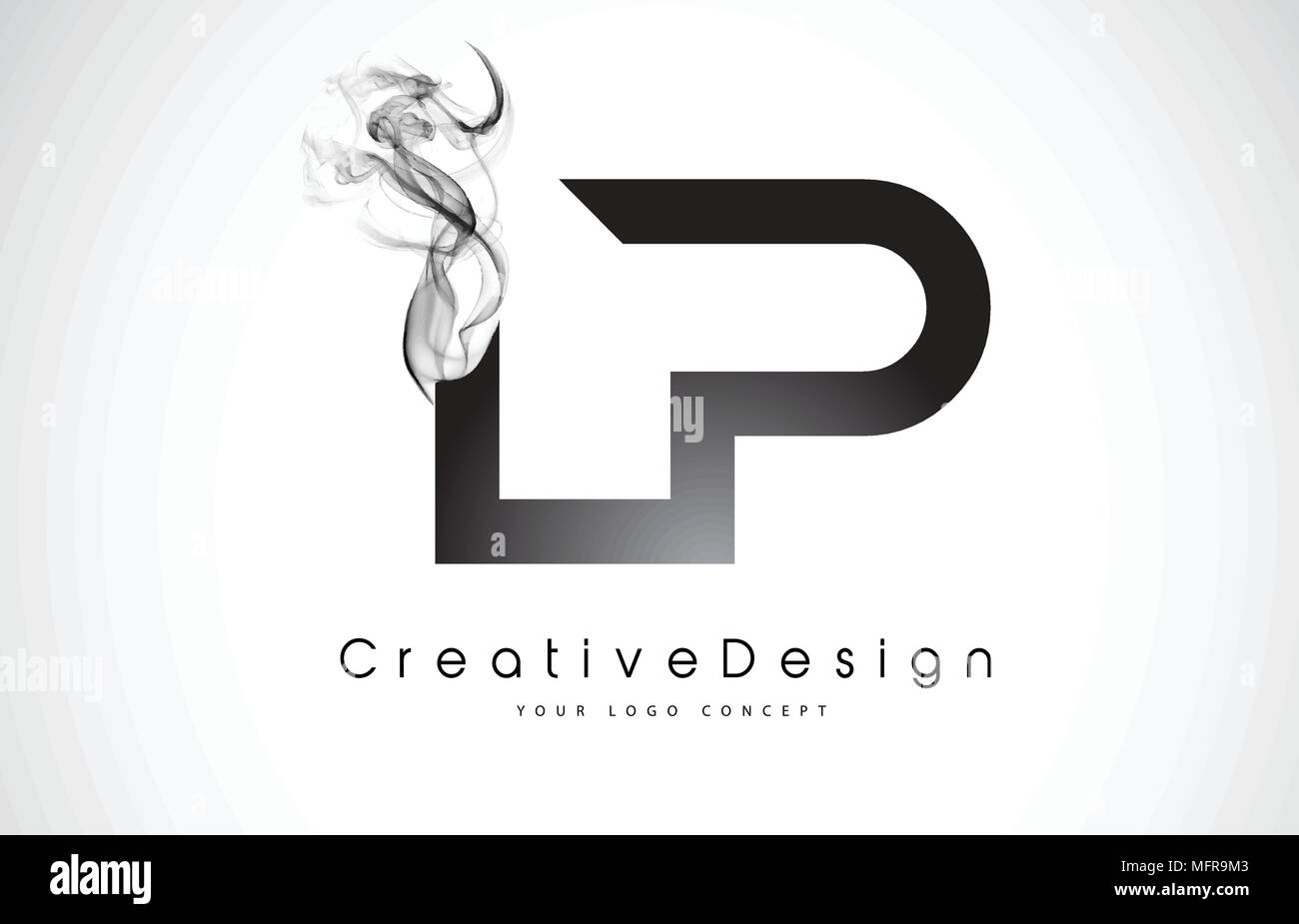 Lp letter logo design hi-res stock photography and images - Alamy