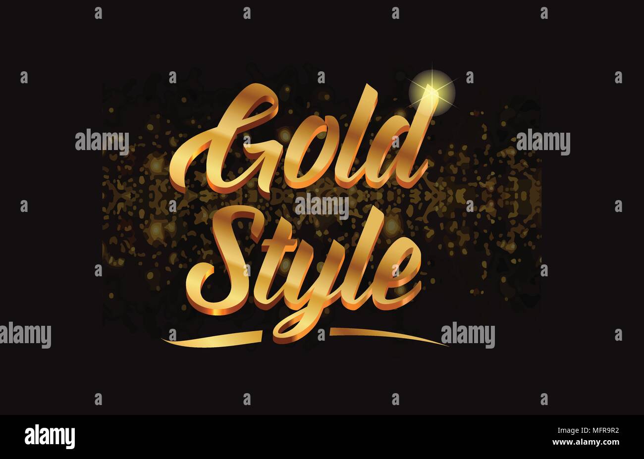 gold style gold word text with sparkle and glitter background suitable ...