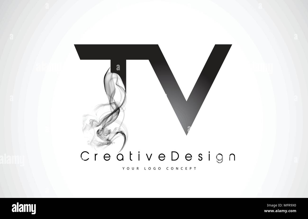 Tv letter logo Stock Vector Images - Alamy