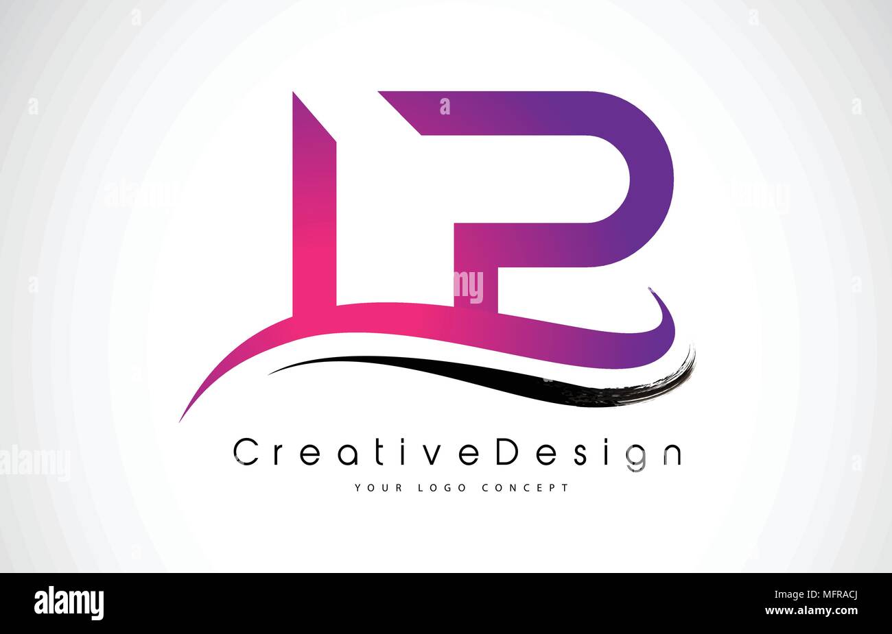LP L P Letter Logo Design in Black Colors. Creative Modern Letters ...