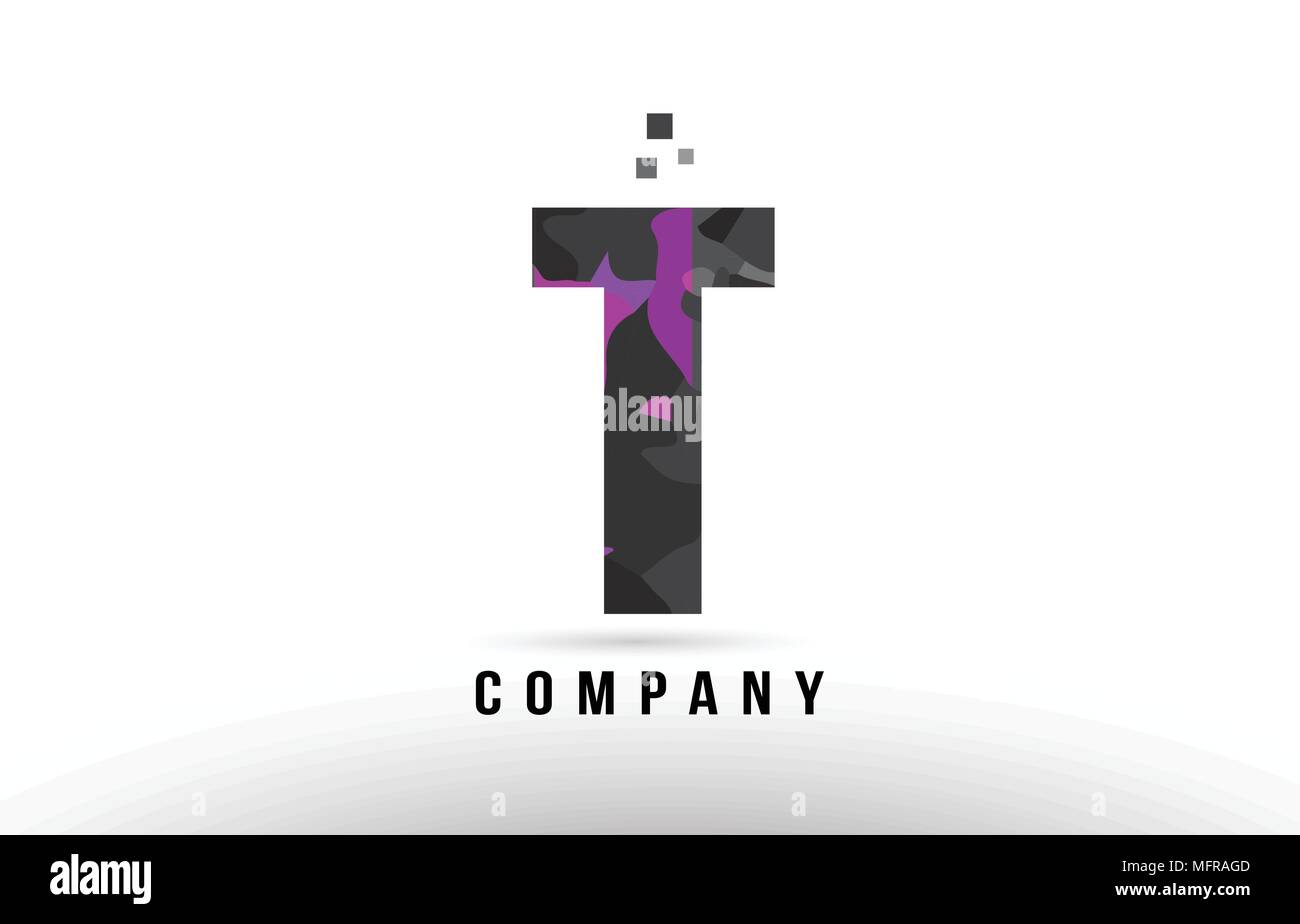 Letter t purple hi-res stock photography and images - Alamy