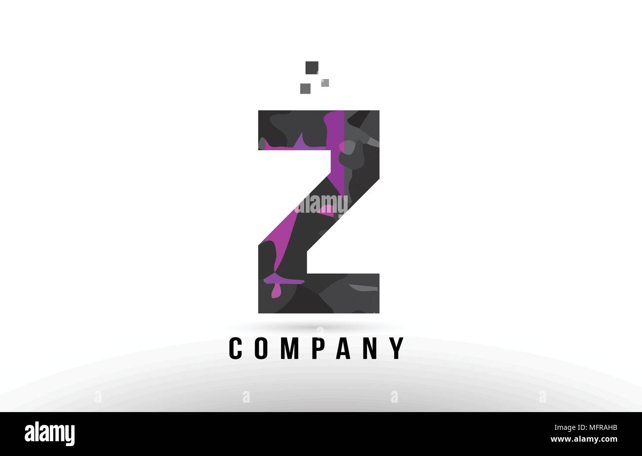 Purple z letter Stock Vector Images - Alamy