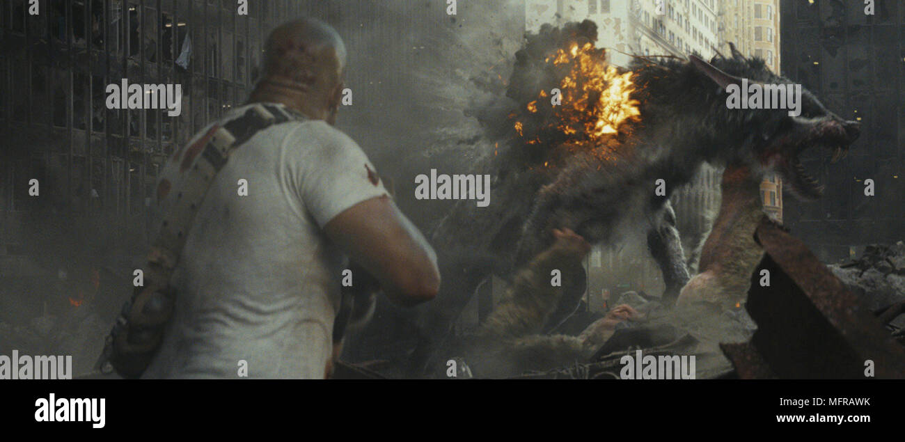 Rampage movie still johnson hi-res stock photography and images - Alamy