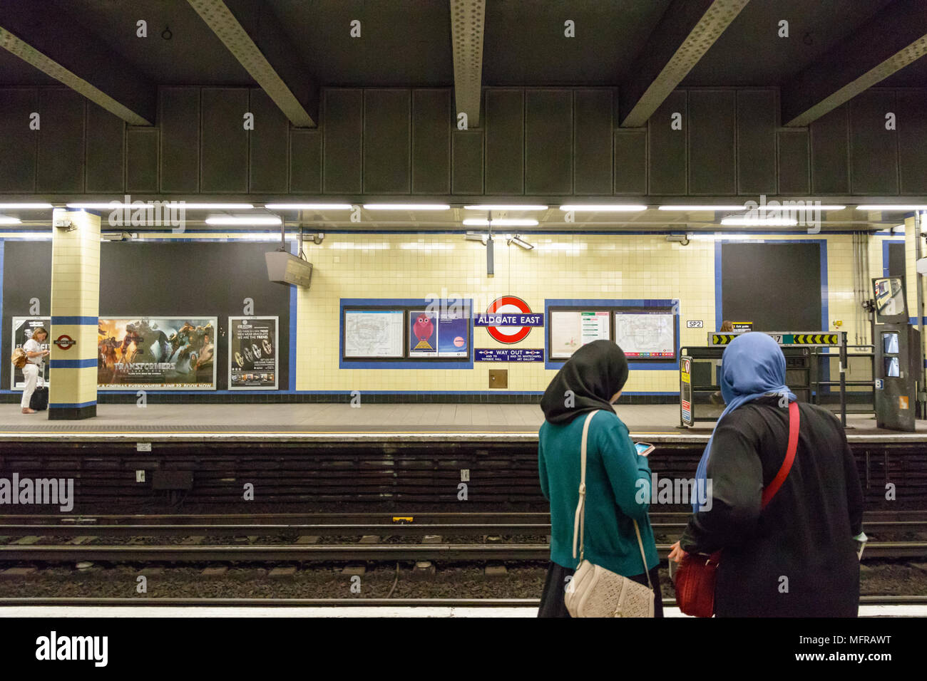 Aldgate east tube station hi-res stock photography and images - Alamy