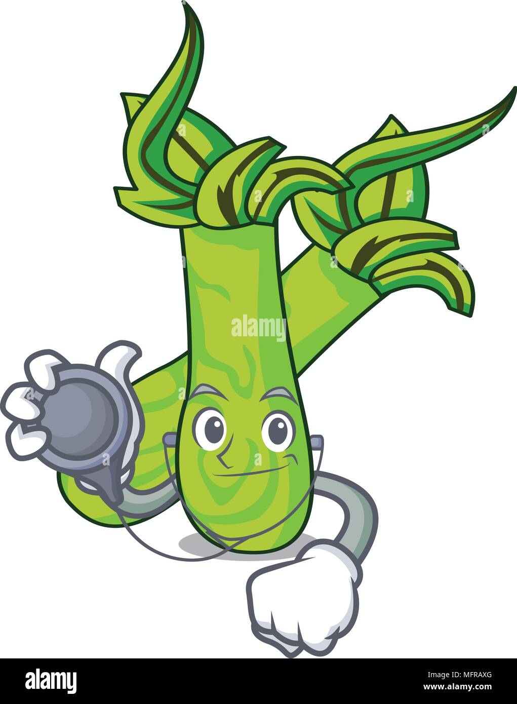 Doctor wasabi character cartoon style vector illustration Stock Vector ...