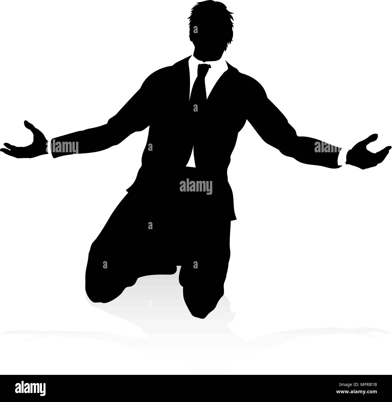 Business Person Outline