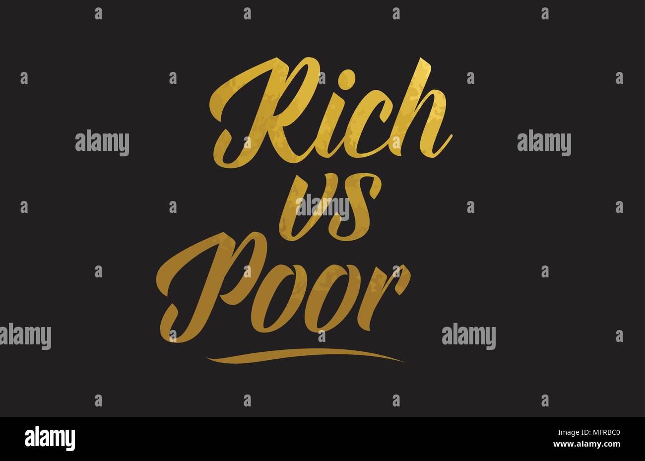 Rich vs poor Stock Vector Images - Alamy