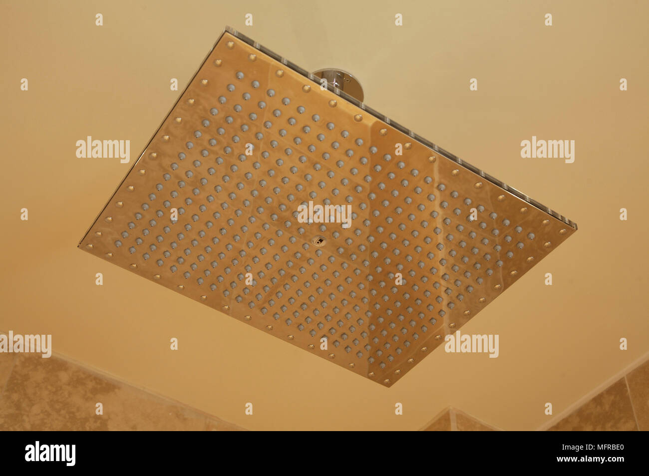 Large rectangular shower head Stock Photo - Alamy