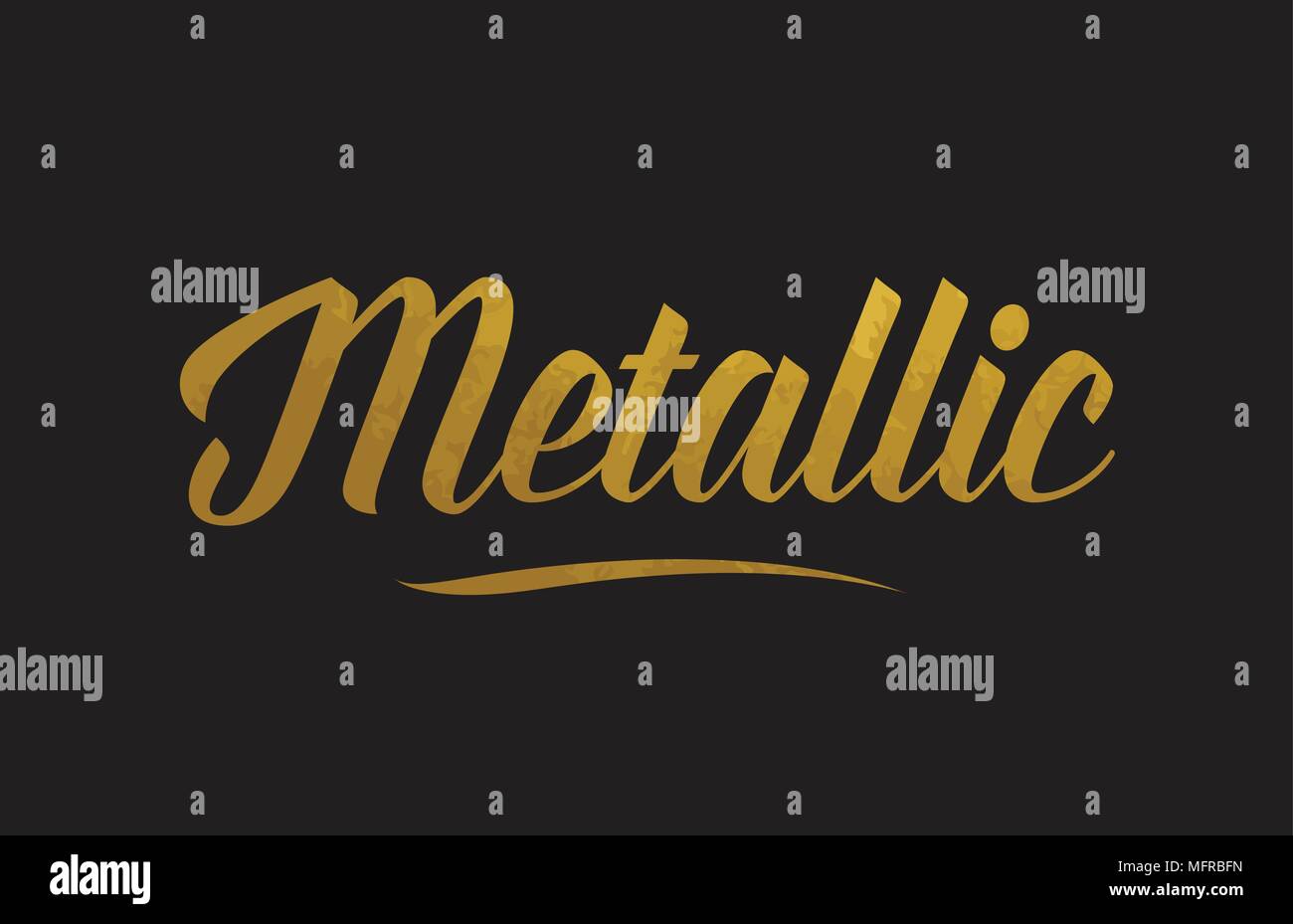Metallic gold golden word texture text suitable for card, brochure or ...