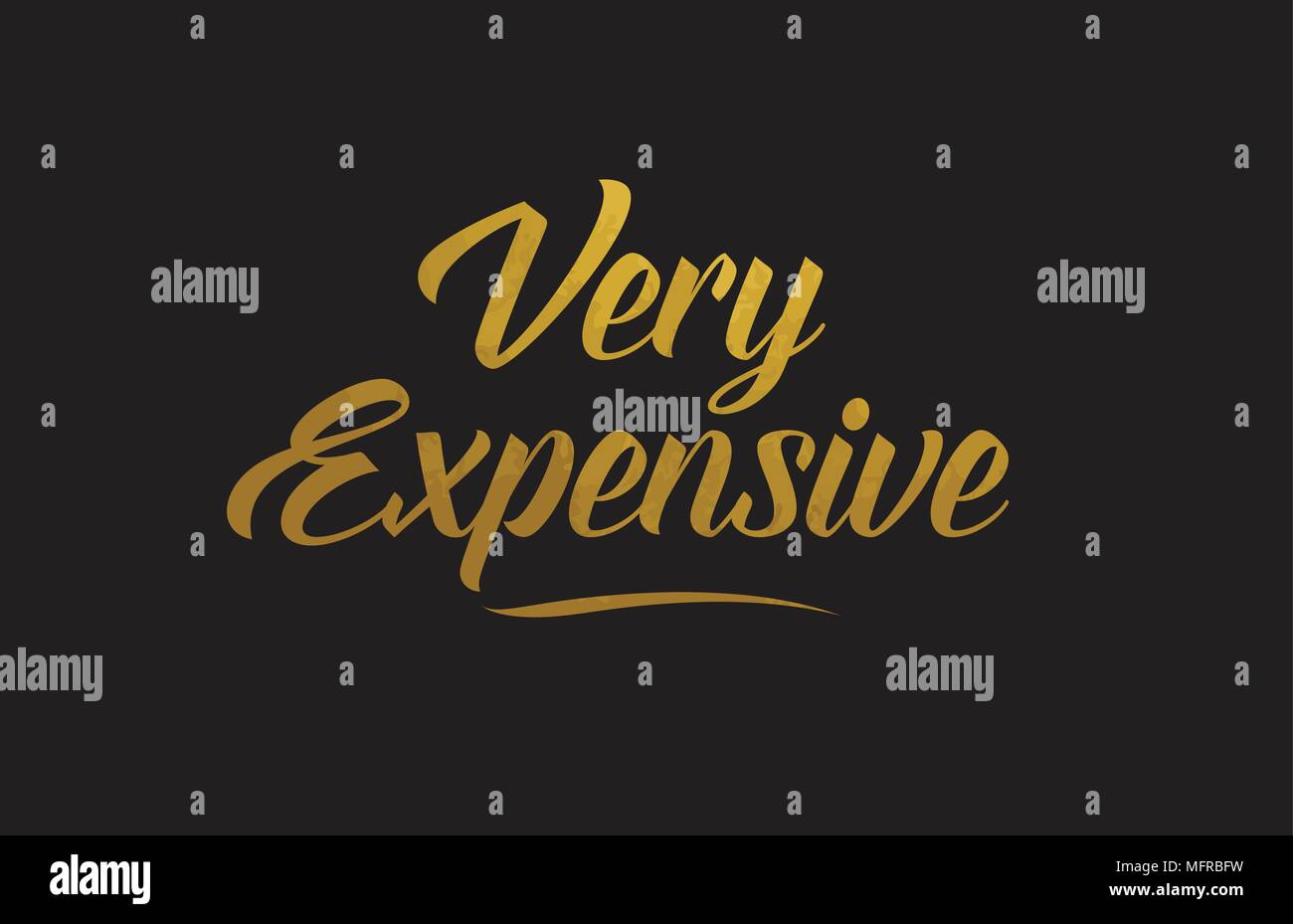 Very Expensive gold golden word texture text suitable for card ...