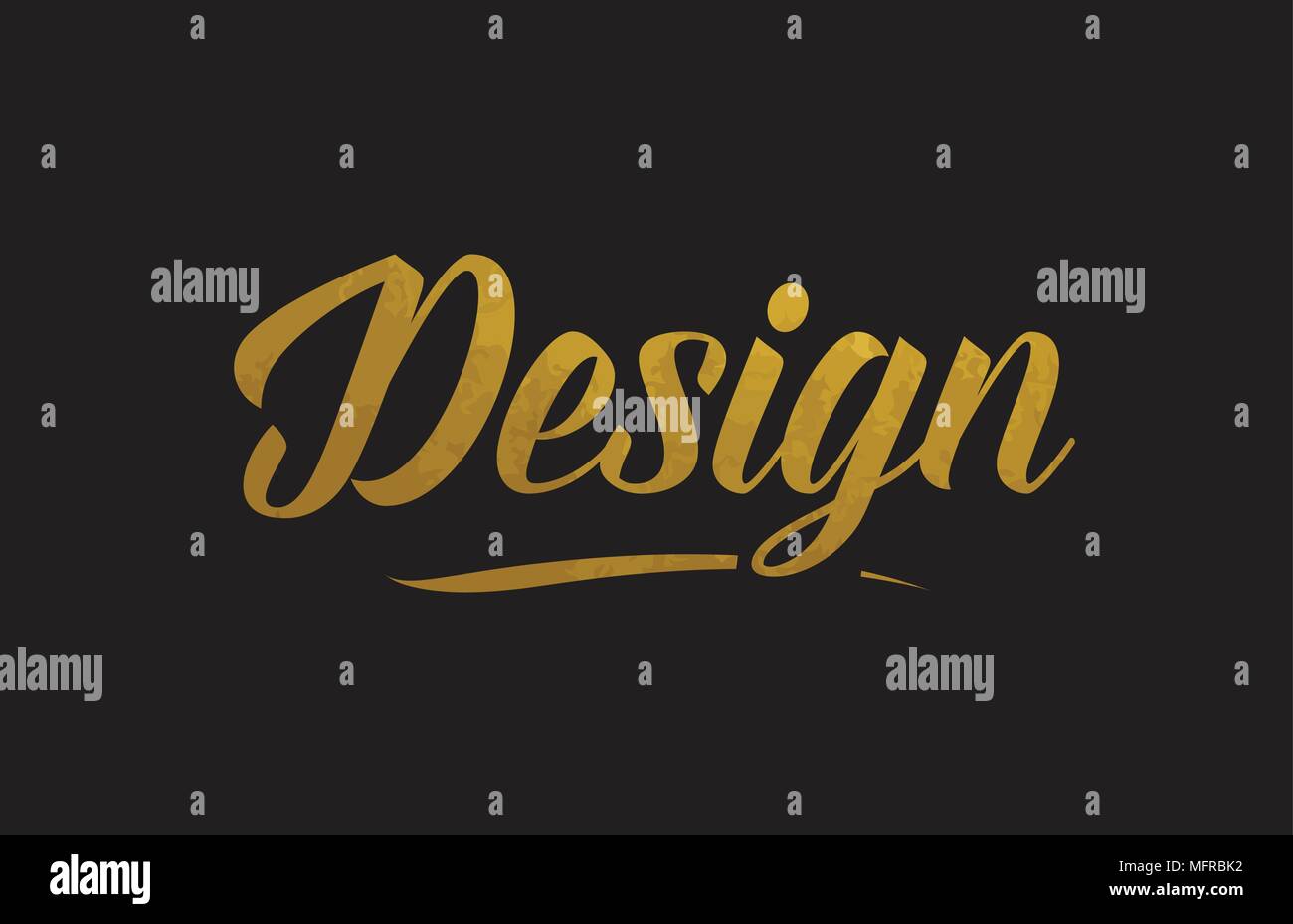 Design gold golden word texture text suitable for card, brochure or ...