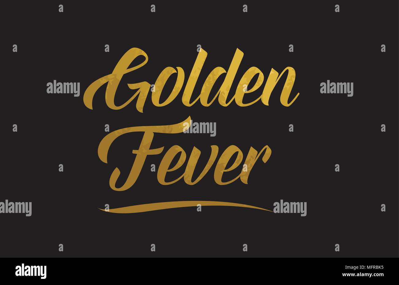 Golden fever vector vectors hi-res stock photography and images - Alamy
