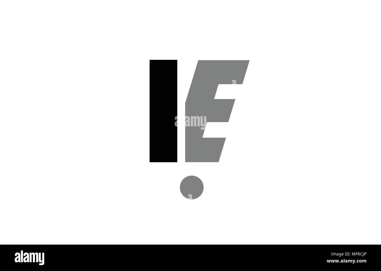 creative logo icon combination of alphabet letter ie i e in black and ...