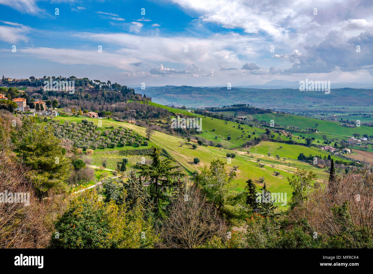 Italy Marche Recanati: Colle dell'infinito Stock Photo - Alamy