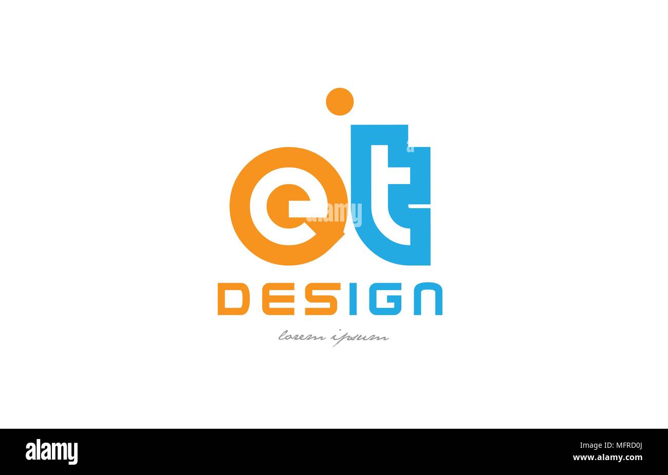 Et logo Stock Vector Images - Alamy