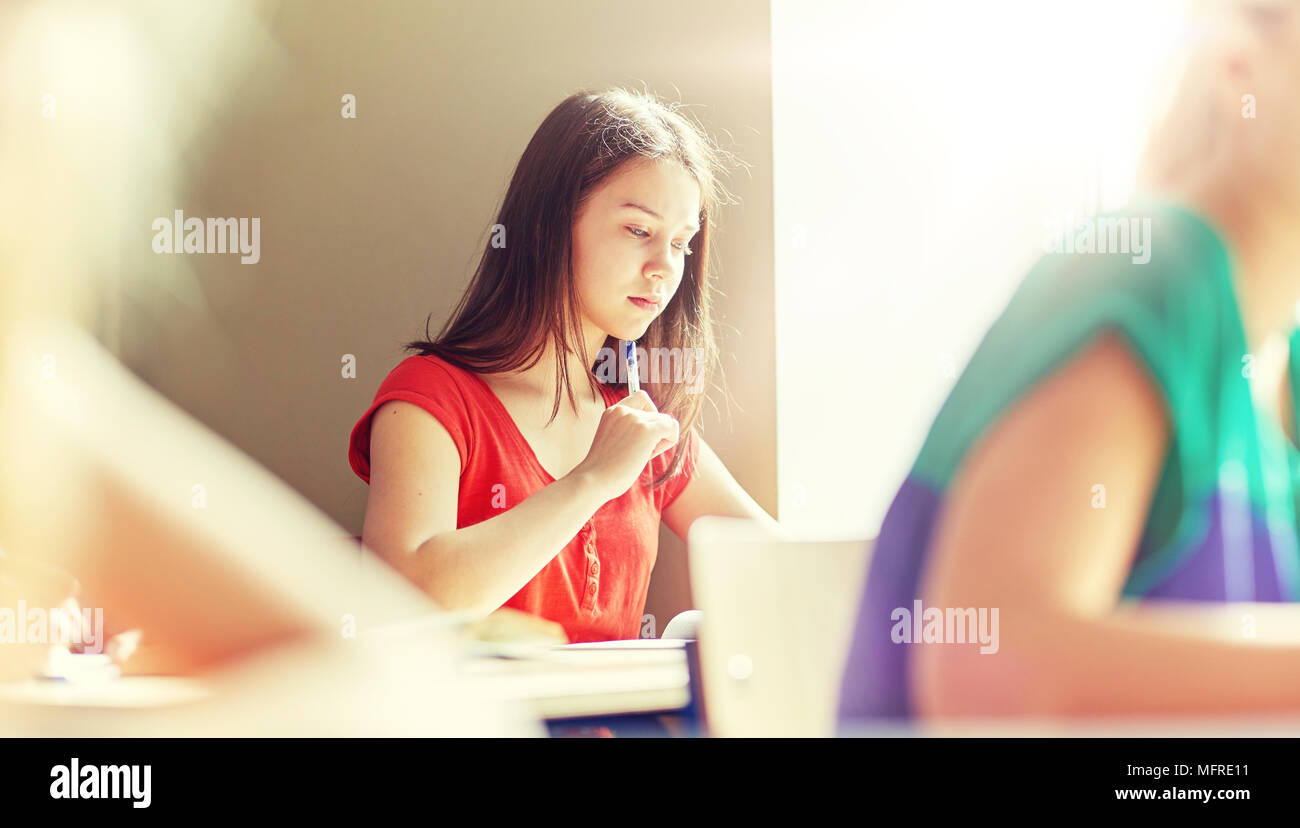 Student thinking test hi-res stock photography and images - Alamy