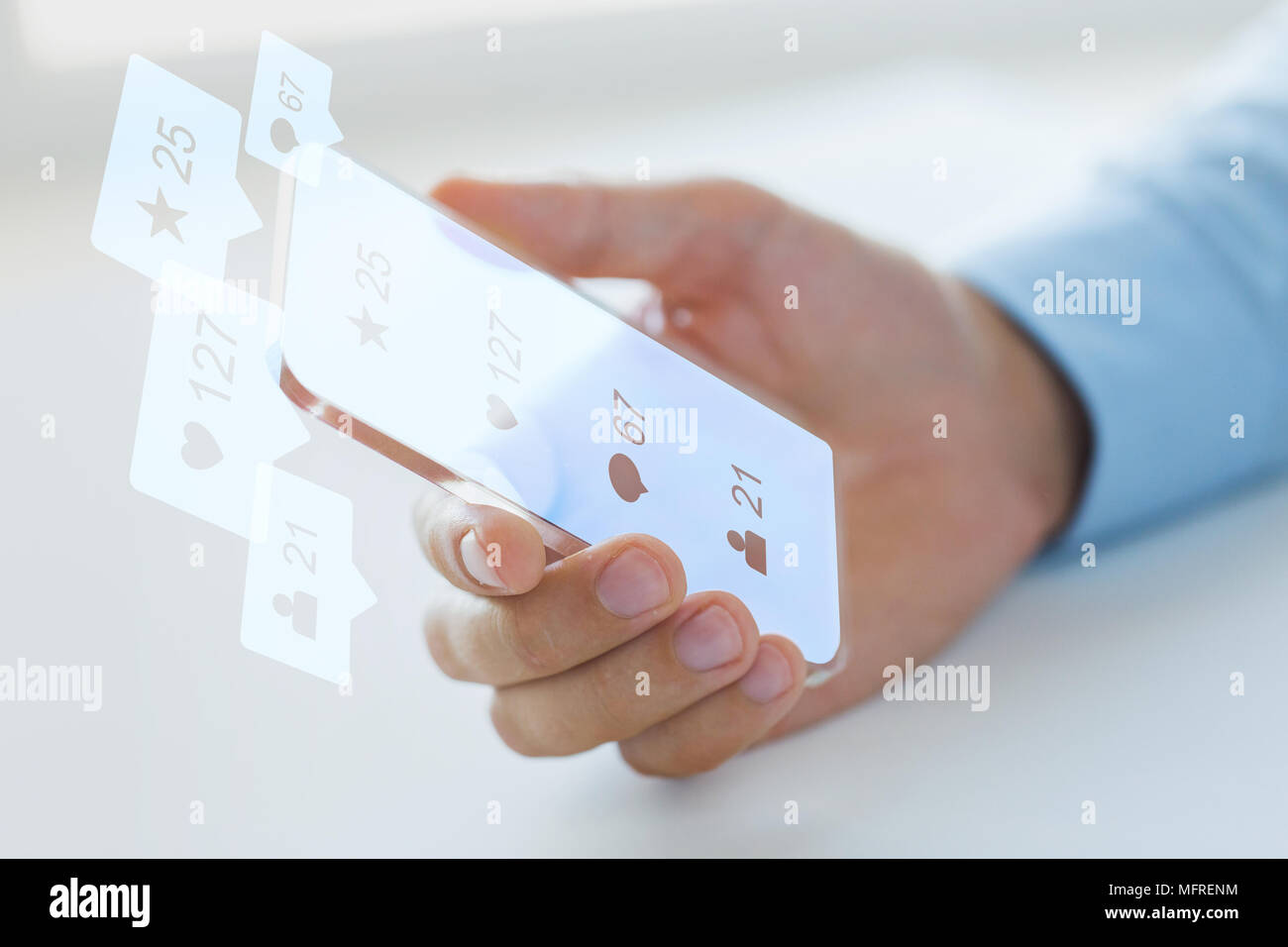 Young people smartphone icons like hi-res stock photography and images ...