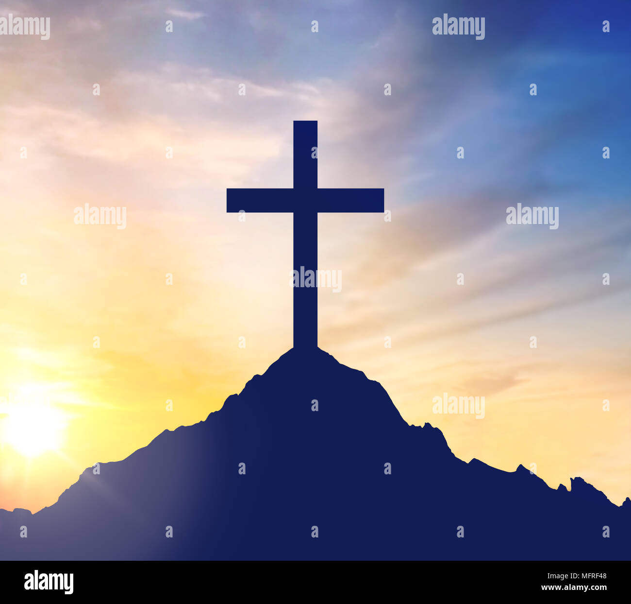 Calvary hill cross hi-res stock photography and images - Alamy